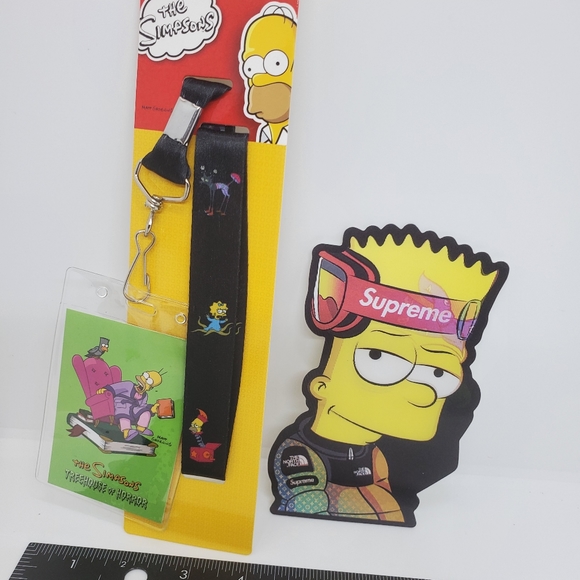 Hot Topic | Accessories | The Simpsons Bart Homer Lanyard Lenticular ...